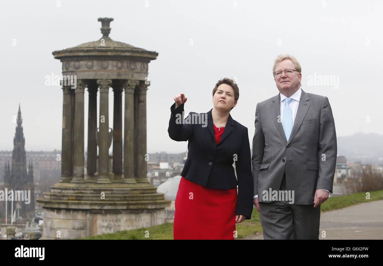 Leader of the Scottish Conservatives Ruth Davidson with deputy leader ...