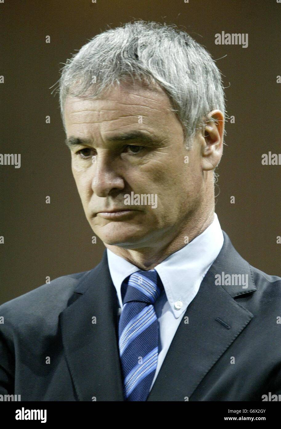 Chelsea Manager Claudio Ranieri before Chelsea's 3-1 defeat against ...