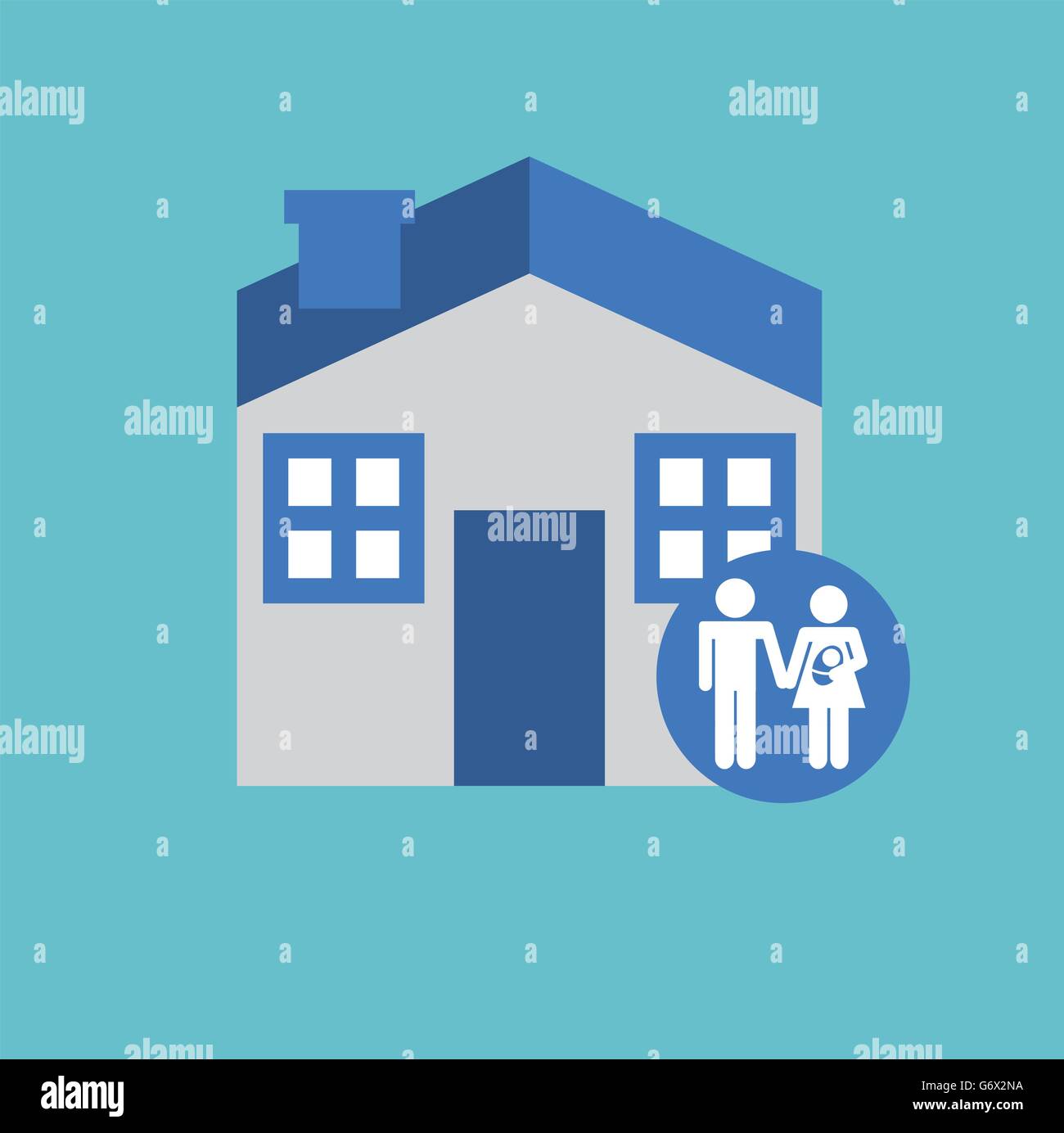 family home design Stock Vector Image & Art - Alamy