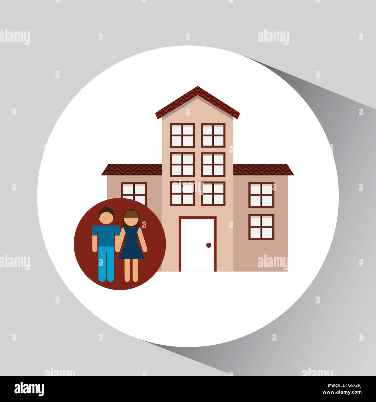 family home design Stock Vector Image & Art - Alamy