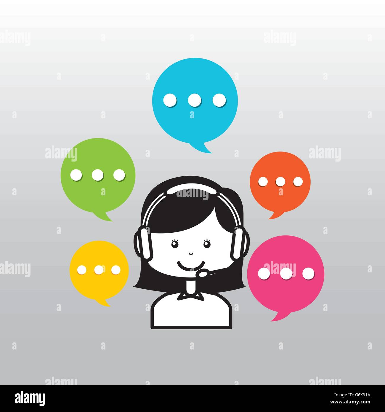 customer service design Stock Vector Image & Art - Alamy