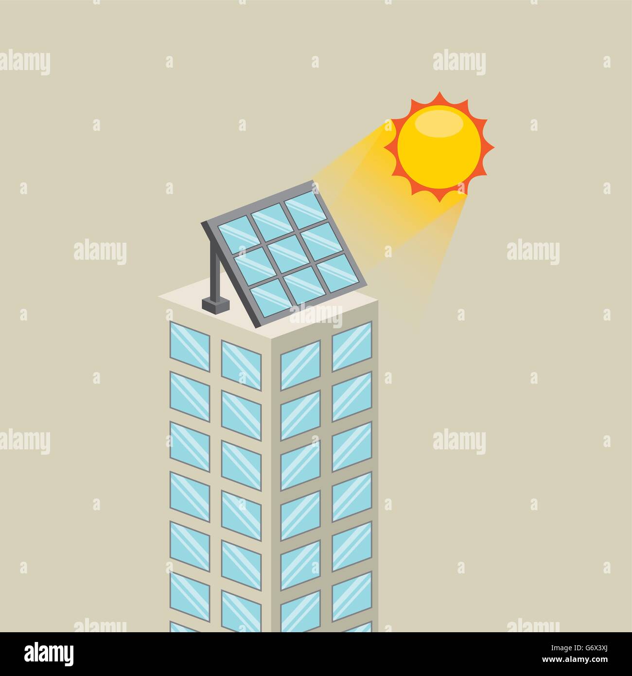 solar energy design Stock Vector Image & Art - Alamy