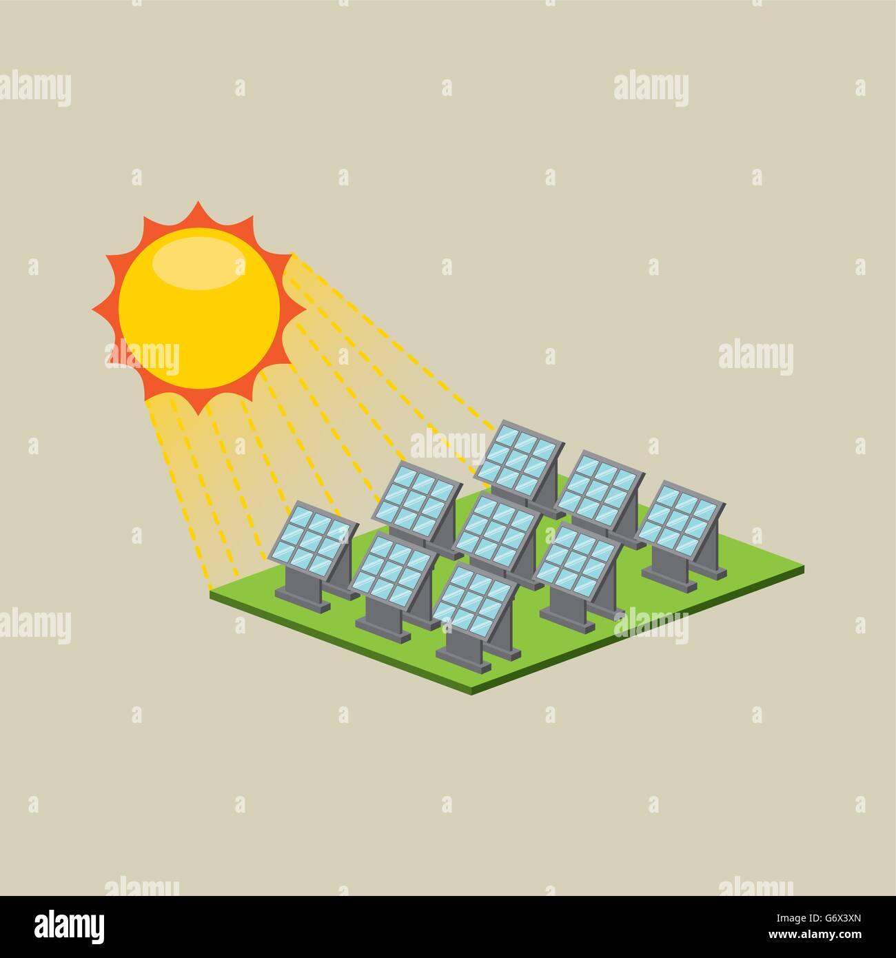 solar energy design Stock Vector Image & Art - Alamy