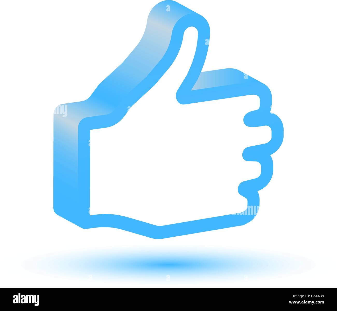 Like us click Stock Vector Images - Alamy