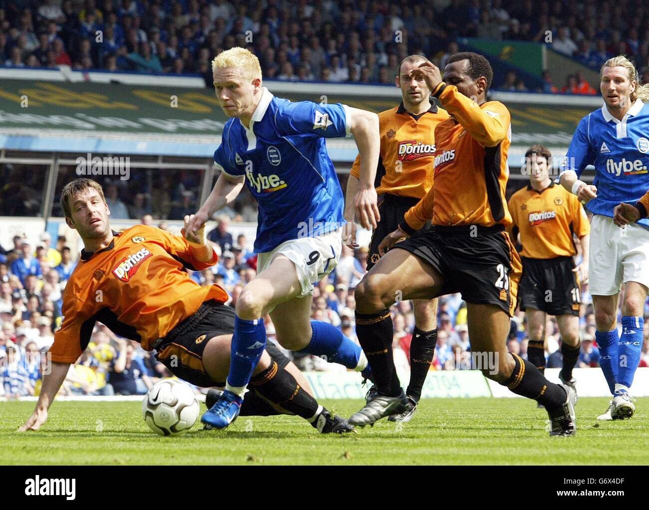 Sport football action scoring mikael forssell paul butler issac ...