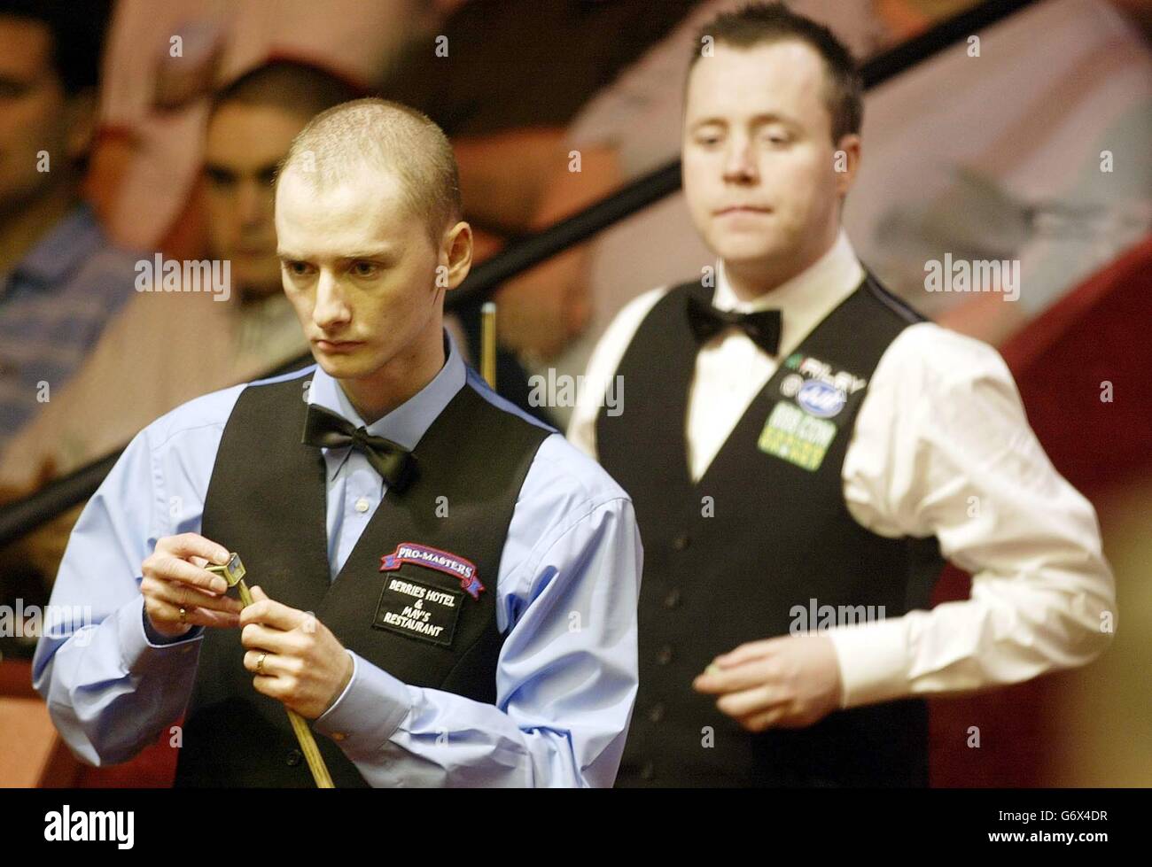 2004 Embassy World Snooker Championships. Graeme Dott ponders his next ...