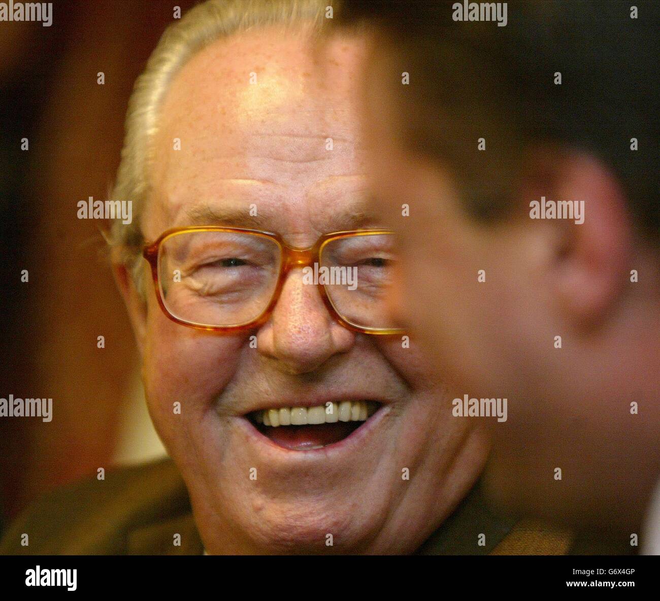 French National Front leader Jean-Marie Le Pen with BNP leader Nick ...