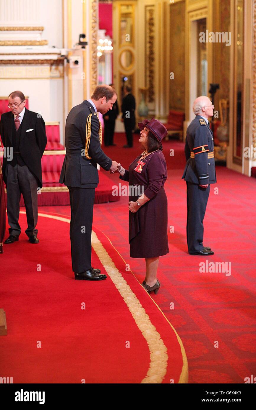 Is made obe duke cambridge investiture ceremony buckingham palace hi ...