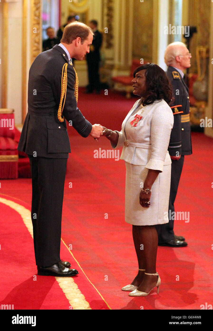 Miss Carol Pemberton from Birmingham is made an MBE (Member of the ...