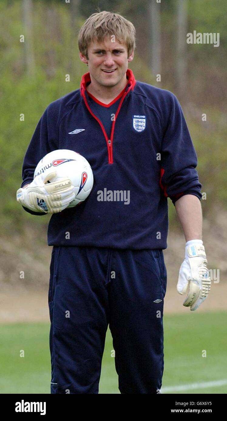 Robert Green England training session Stock Photo - Alamy