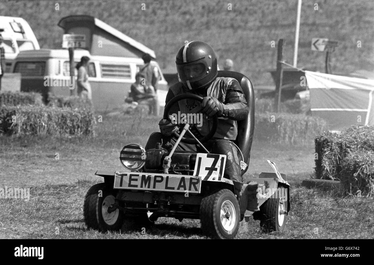 Motor Sport - Lawn Mower Racing - World Championship Stock Photo - Alamy