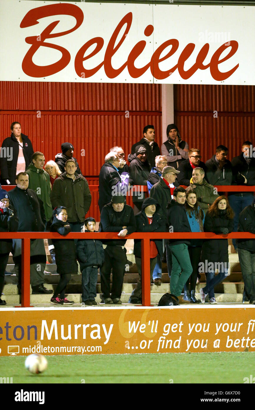 Fans in stands stonebridge road hi-res stock photography and images - Alamy