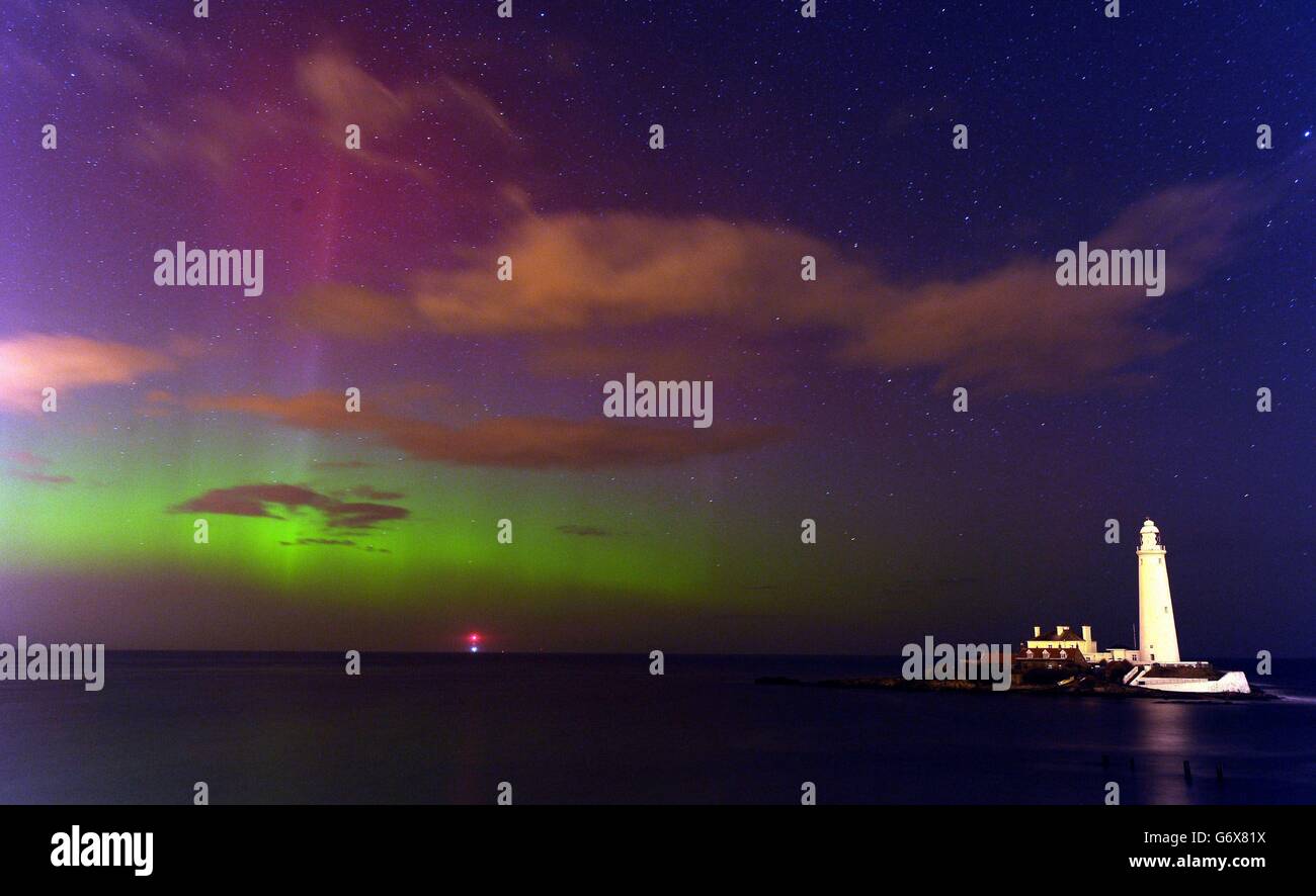 Northern lights show Stock Photo - Alamy
