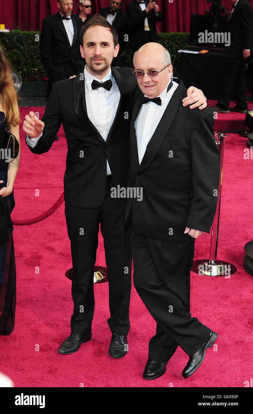 Benjamin Renner (left) and Didier Brunner (right) arriving at the 86th ...