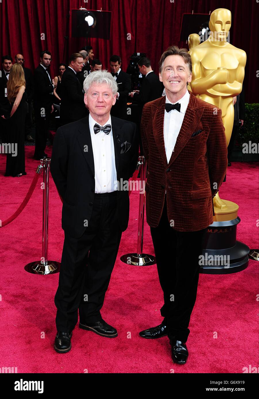 Malcom Clarke and (left) and Nicholas Redd (right) arriving at the 86th ...