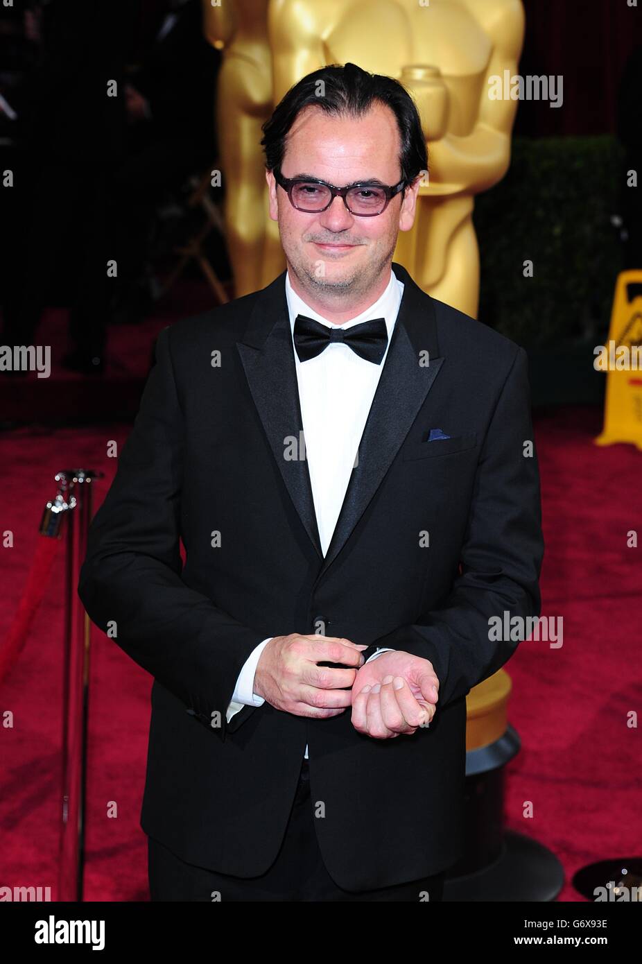 Joe Walker arriving at the 86th Academy Awards held at the Dolby ...