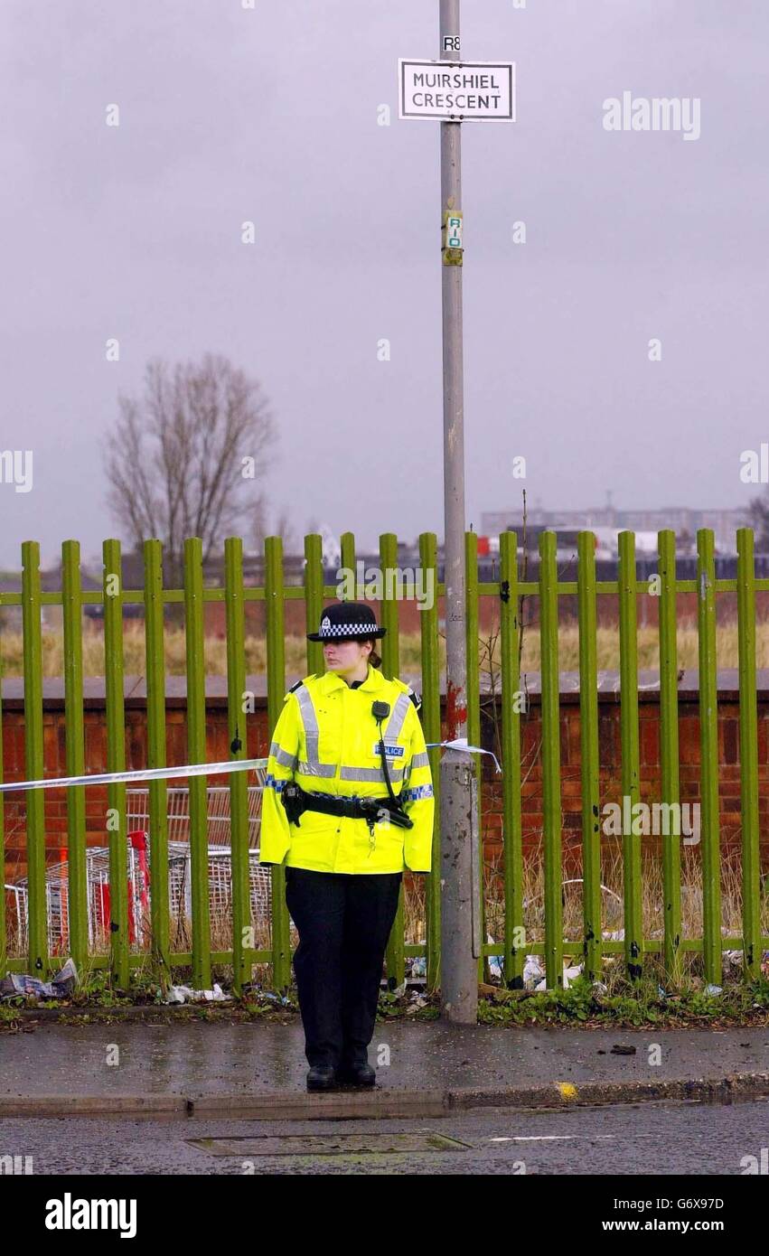 Glasgow fire deaths Stock Photo - Alamy