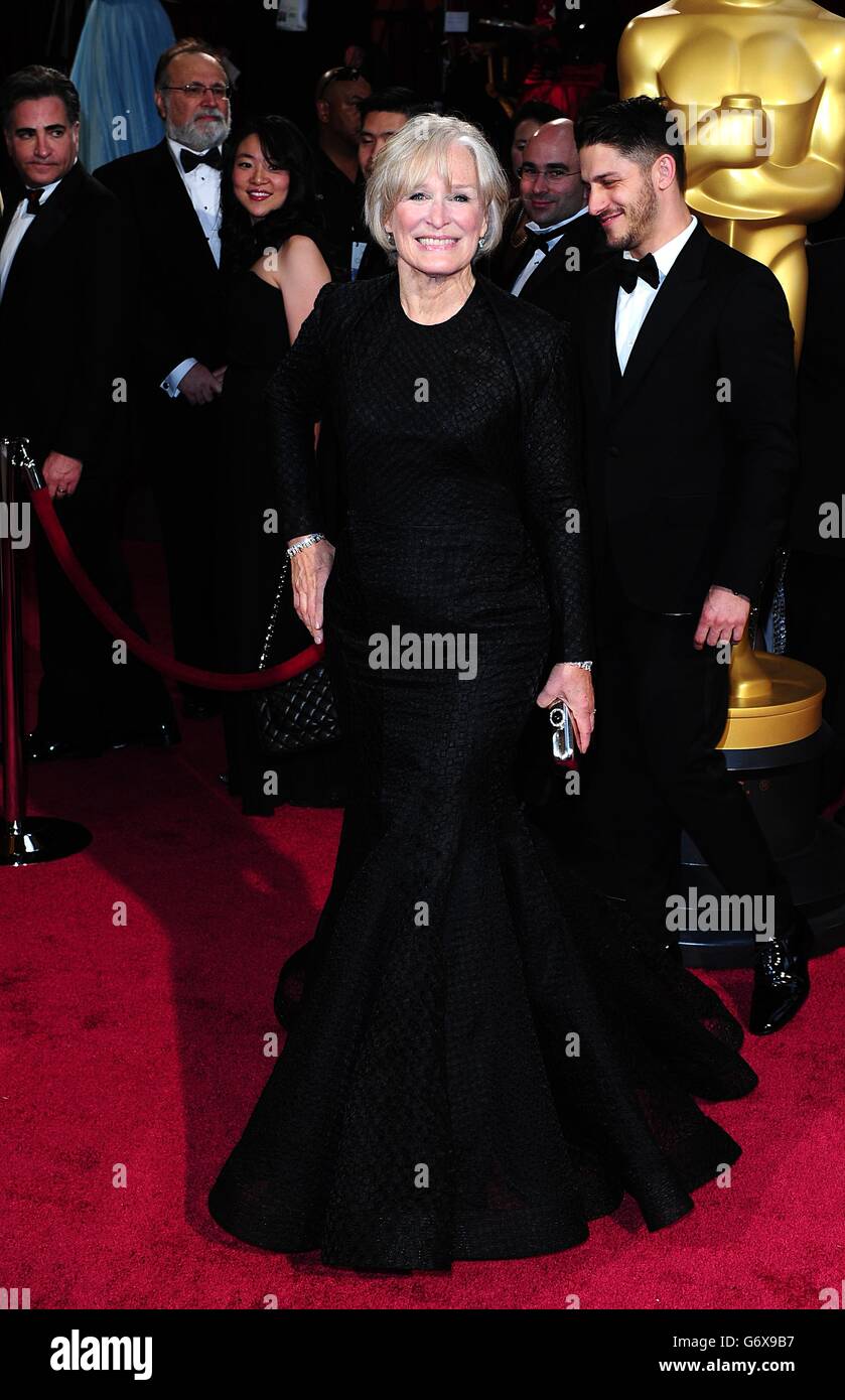 Glenn Close arriving at the 86th Academy Awards held at the Dolby ...