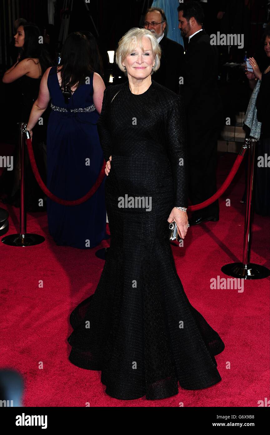 Glenn Close arriving at the 86th Academy Awards held at the Dolby ...