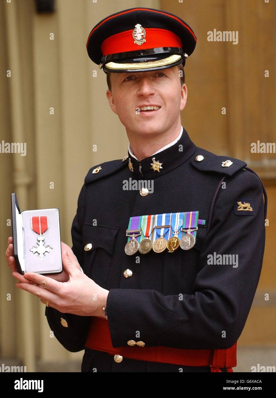 Major chris parker of the prince of wales royal regiment hi-res stock ...