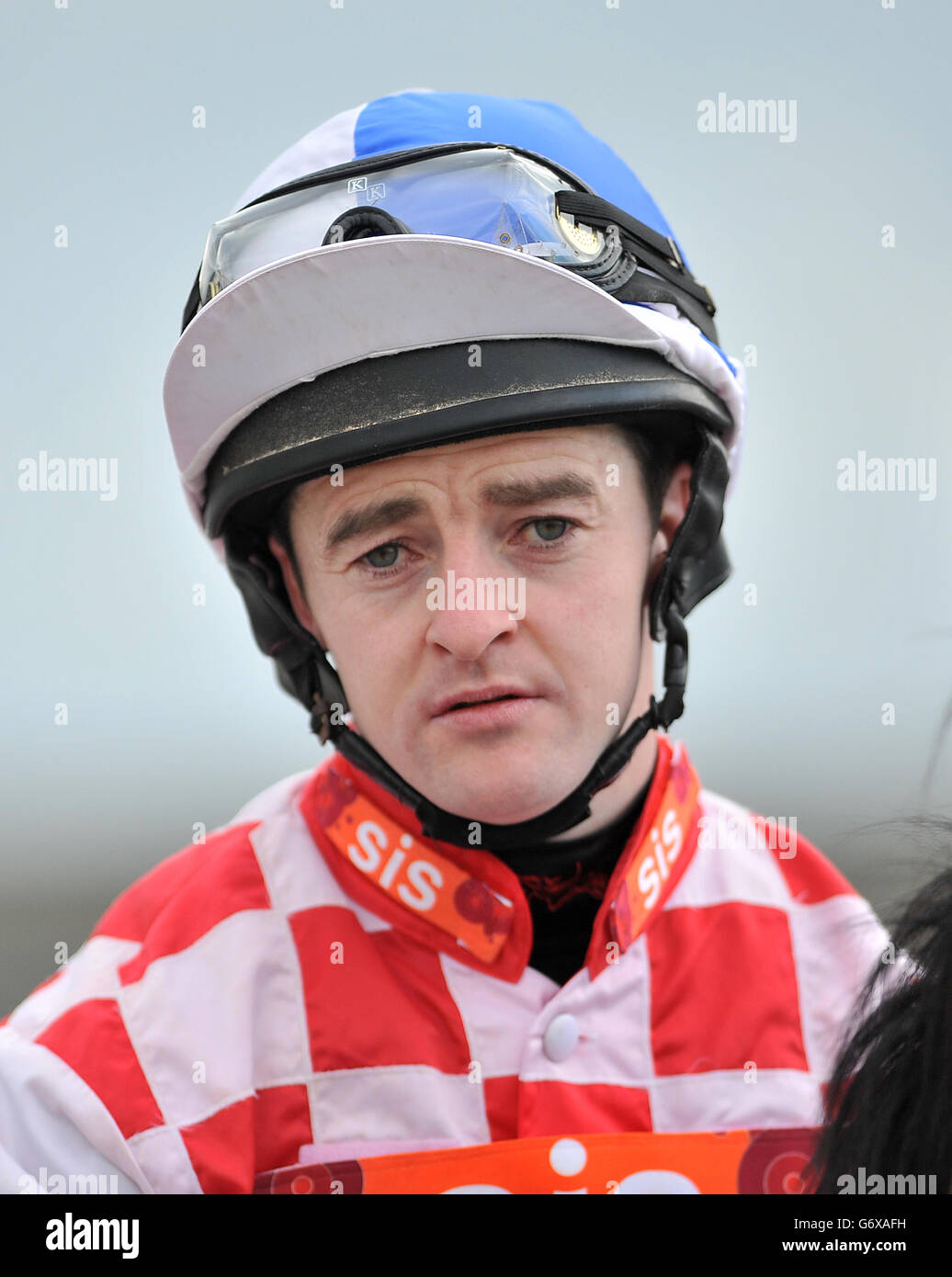 Jockey graham gibbons southwell racecourse hi-res stock photography and ...