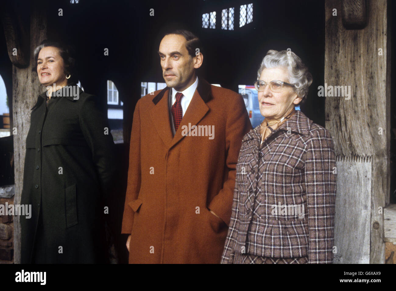 Former Liberal leader Jeremy Thorpe, with his wife Marion (l) and ...