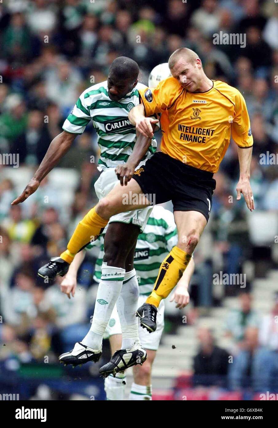 Sport football scottish football semi final action bobo balde hi-res ...