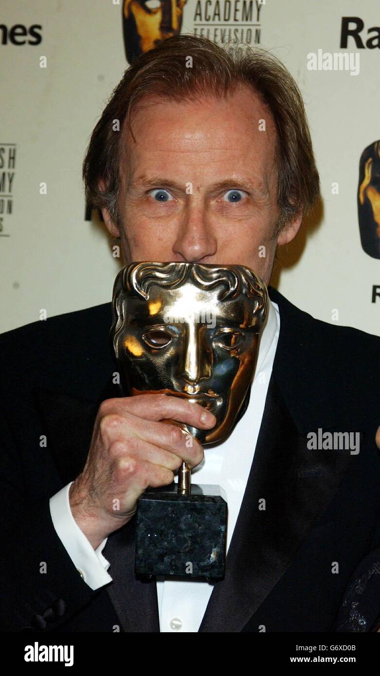 Actor Bill Nighy with his Best Actor Award for State Of Play during the ...