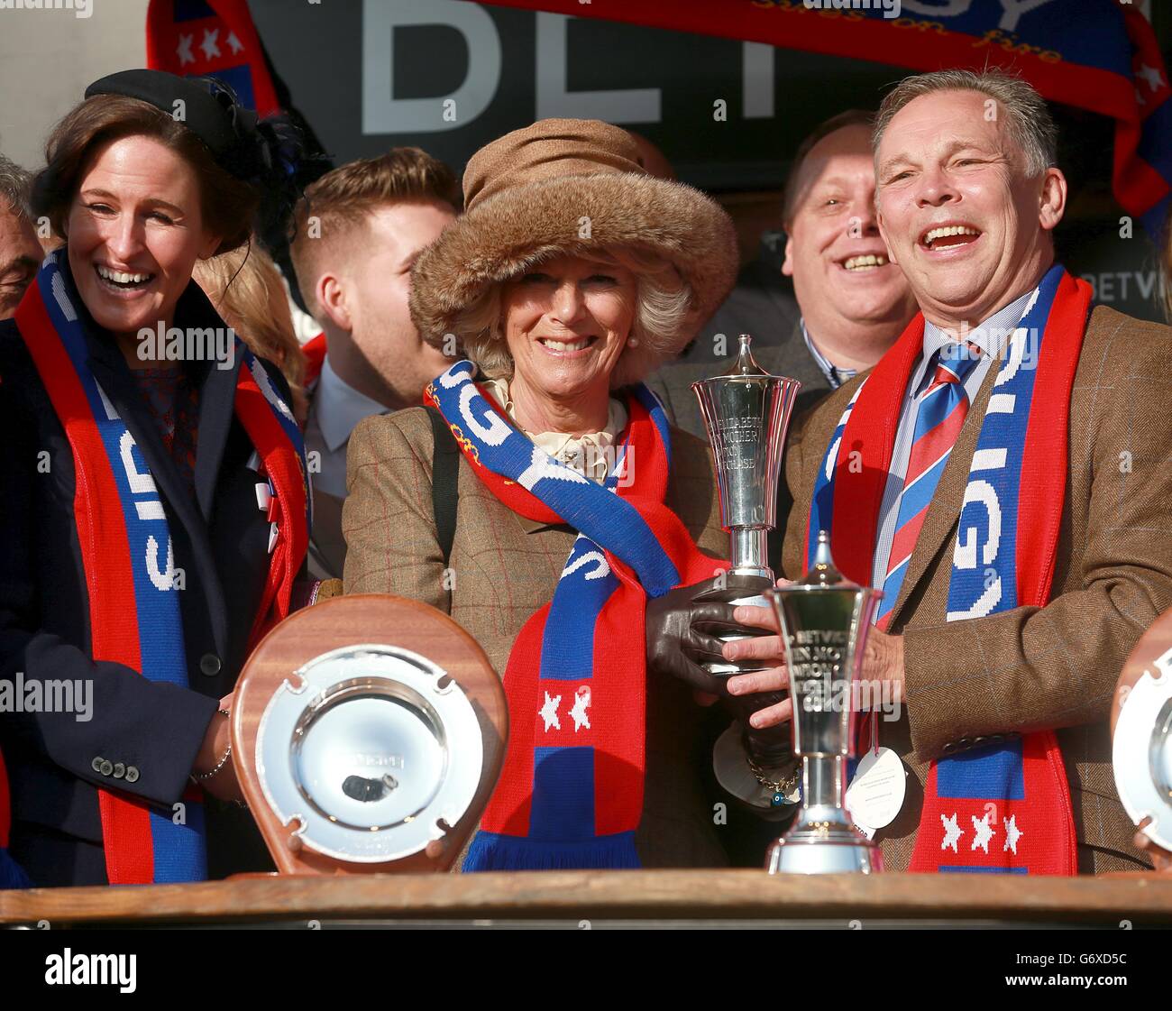Camilla, Duchess of Cornwall during the presentation ceremony to the ...