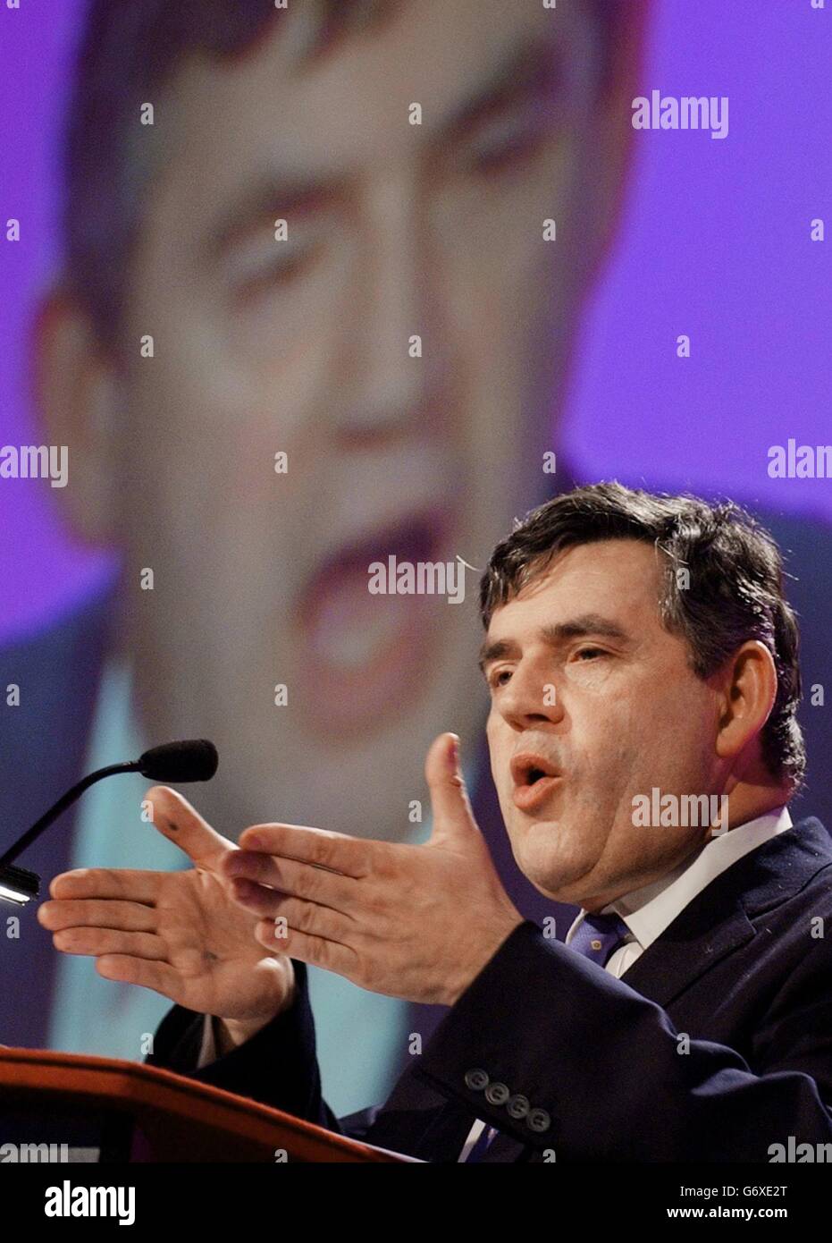 Gordon Brown British Chambers Of Commerce National Conference Stock ...