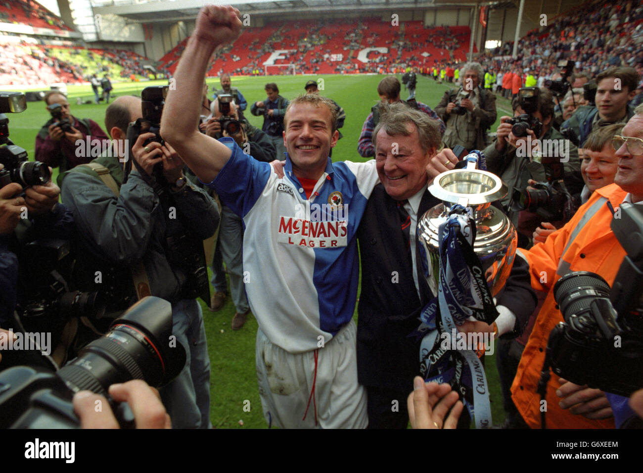 Jack Walker celebrates Stock Photo - Alamy