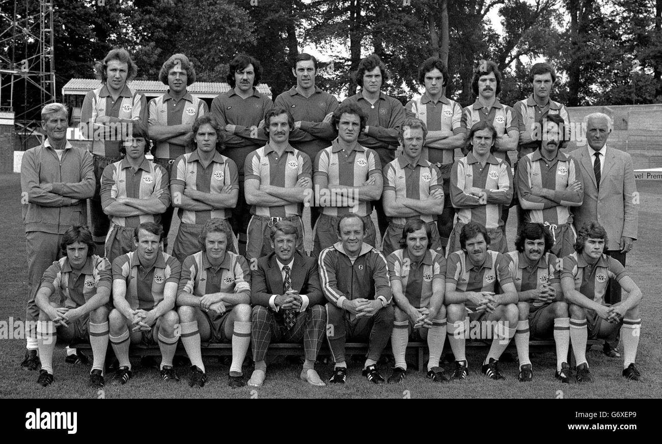 (l-r) Back Row: Mick Tait, Nick Lowe, Roy Burton, John Milkins, Keith ...