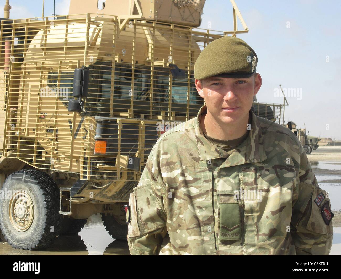 Lance Corporal Aaron Doyle,aged 24, of the 3rd Battalion The Mercian ...