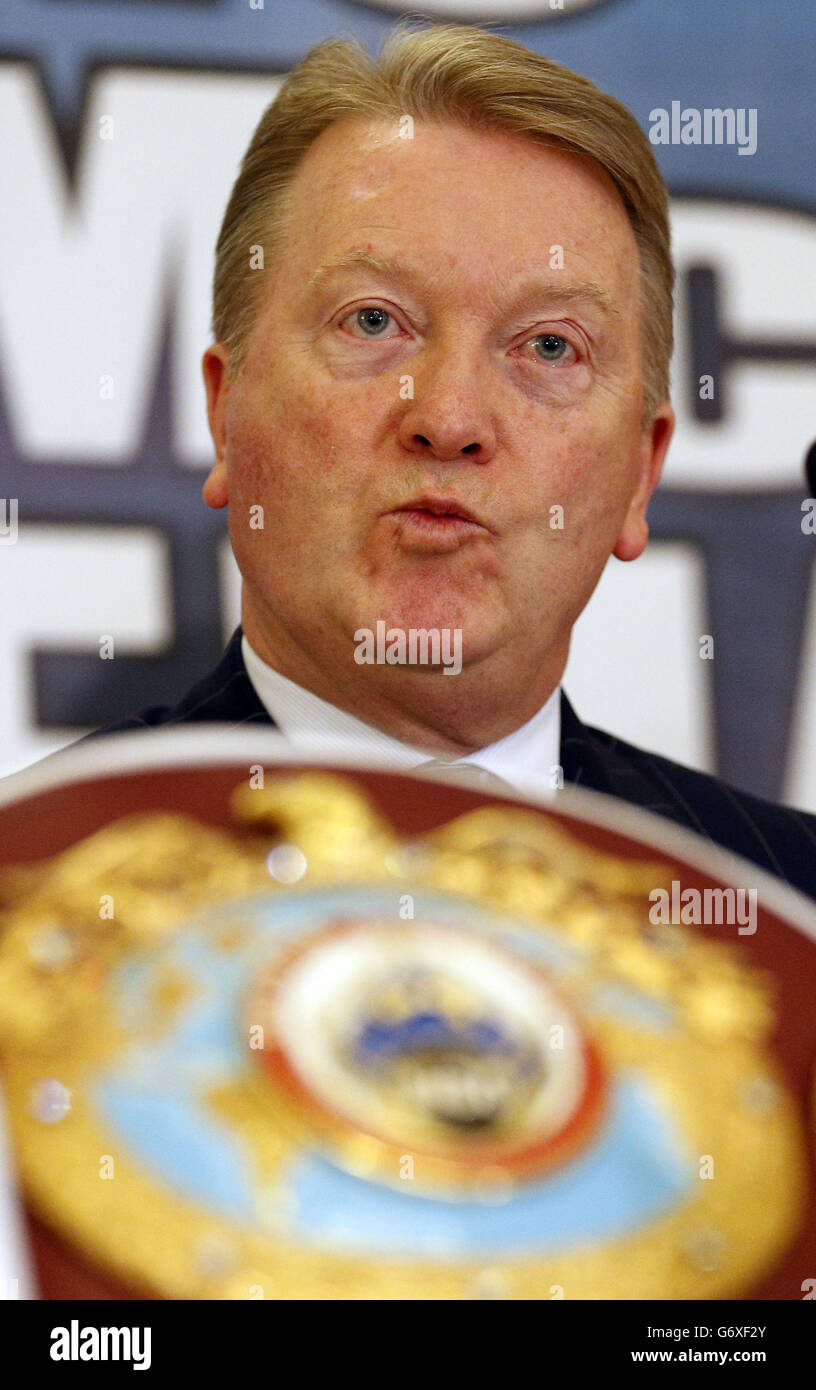 Boxing frank warren press conference hi-res stock photography and ...