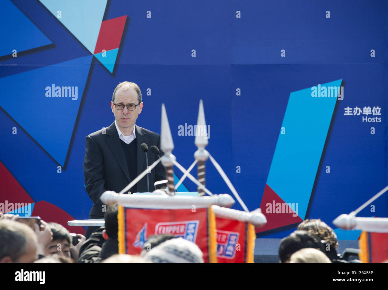 British Ambassador to Beijing, Sebastian Wood is speaking at the ...