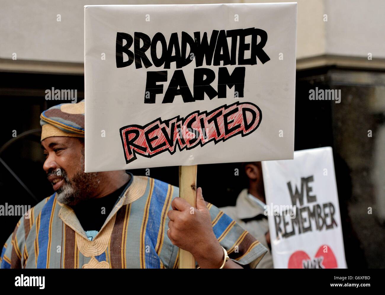 Pc Keith Blakelock murder Stock Photo - Alamy