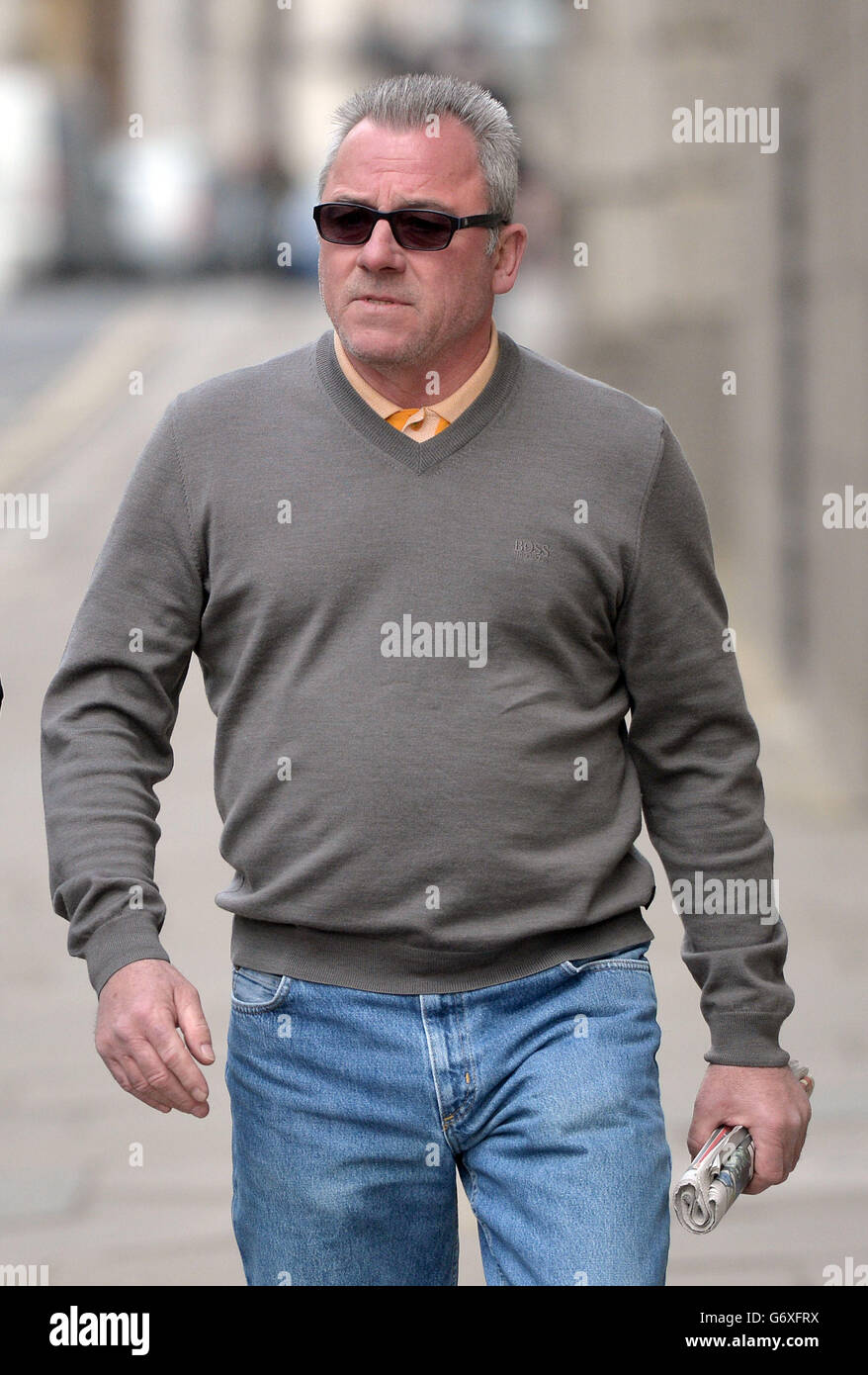 Edward "Ted" Terry, 59, of Lennox Close in Grays, Essex, arrives at the ...