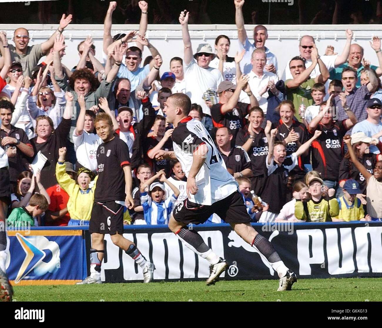Sean Davis celebrates scoring for Fulham in their 2-0 win over Charlton ...