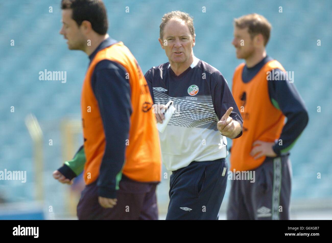 Football action training brian kerr hi-res stock photography and images ...