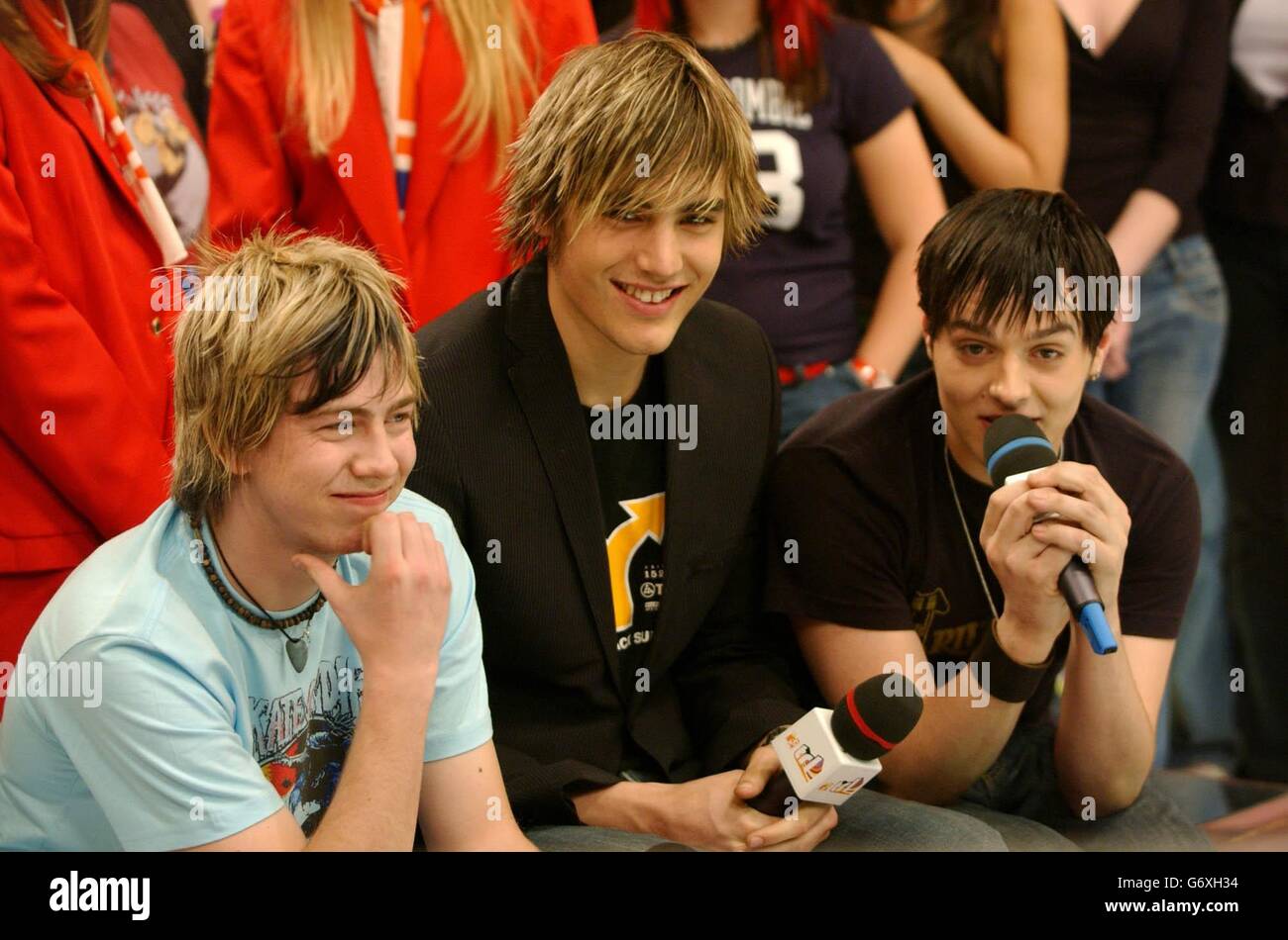 (From left to right) James Bourne, Charlie Simpson and Matt Willis from ...