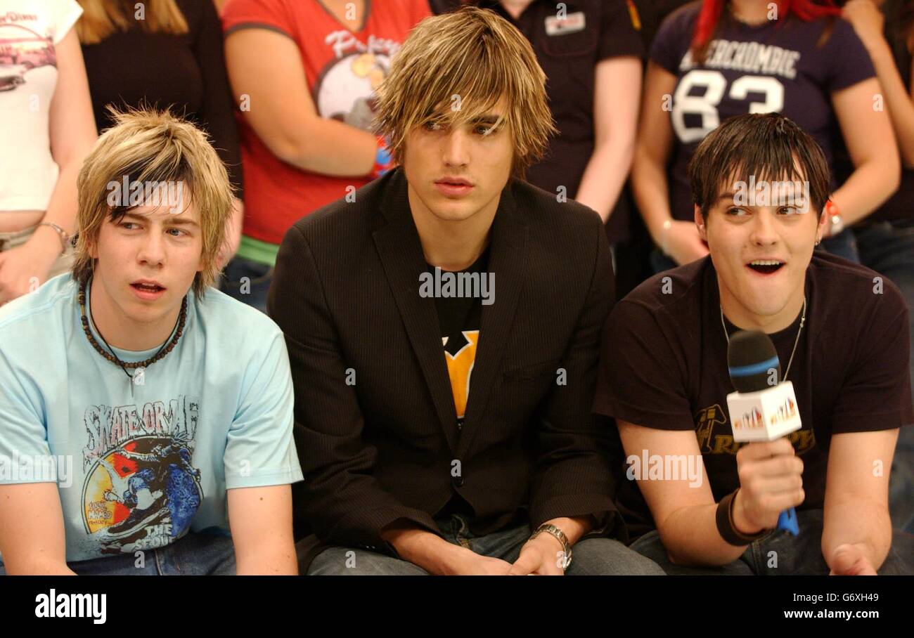 (From left to right) James Bourne, Charlie Simpson and Matt Willis from ...