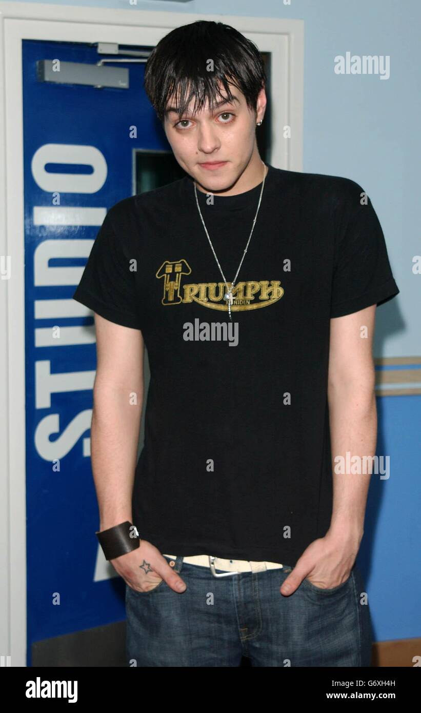 Matt Willis from boyband Busted during their guest appearance on MTV ...