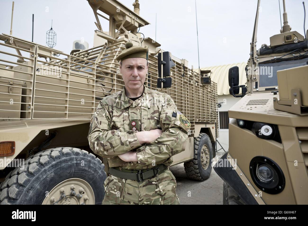 Brigadier Bruce Russell, chief mentor at the new Afghan National Army ...