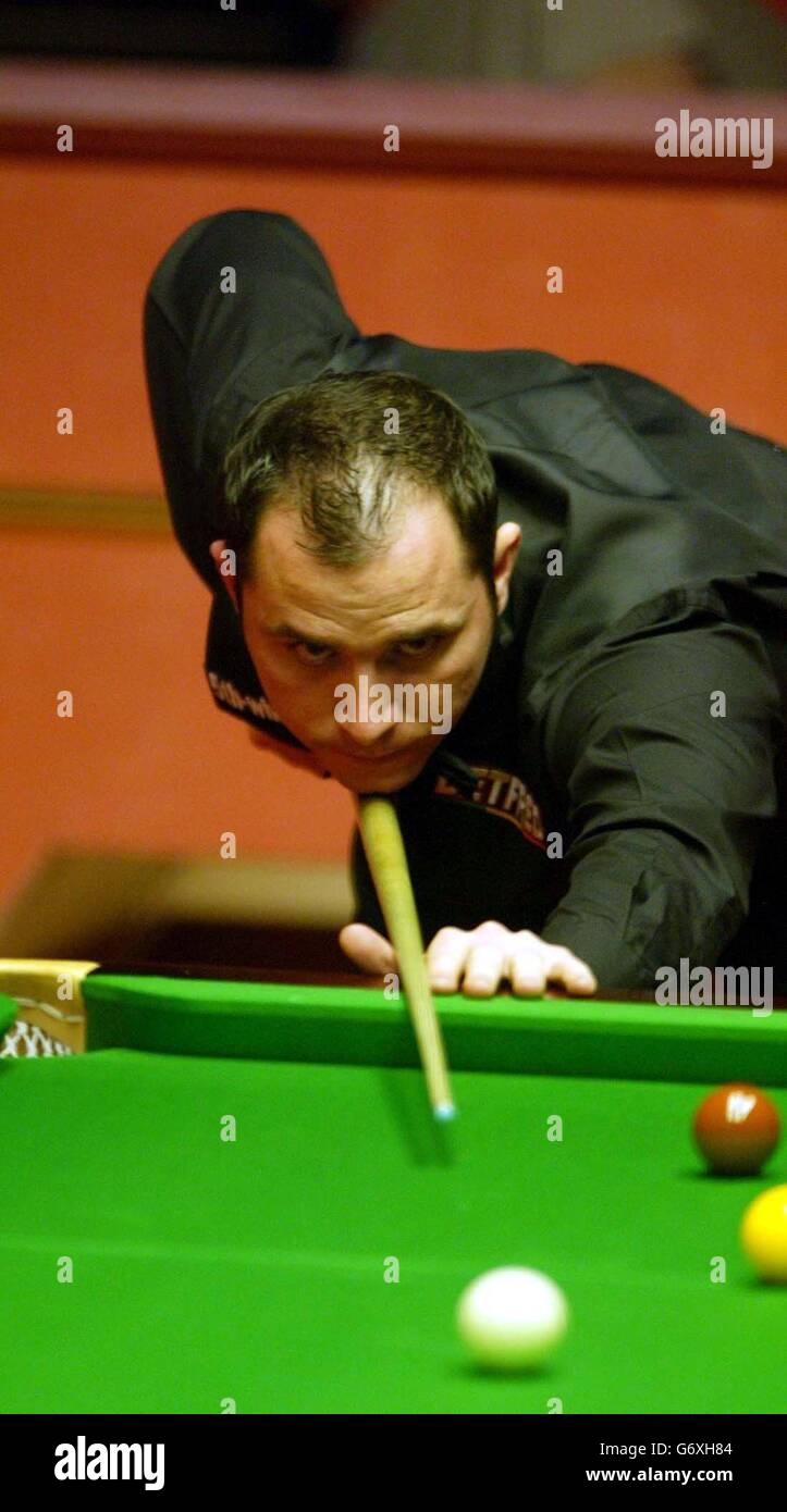 Embassy World Snooker Championships Stock Photo - Alamy