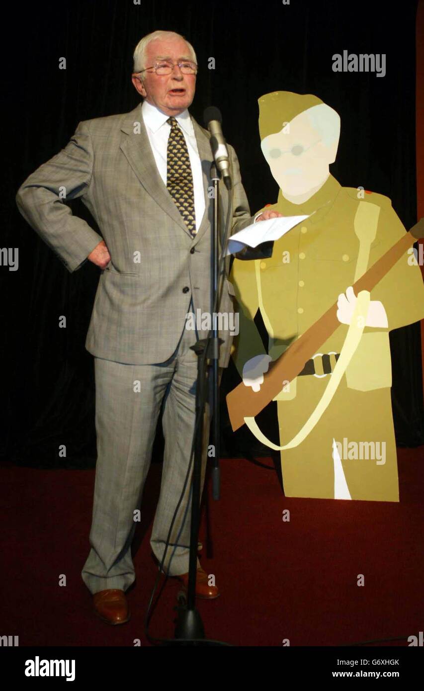 TV writer David Croft during the launch party for his autobiography ...