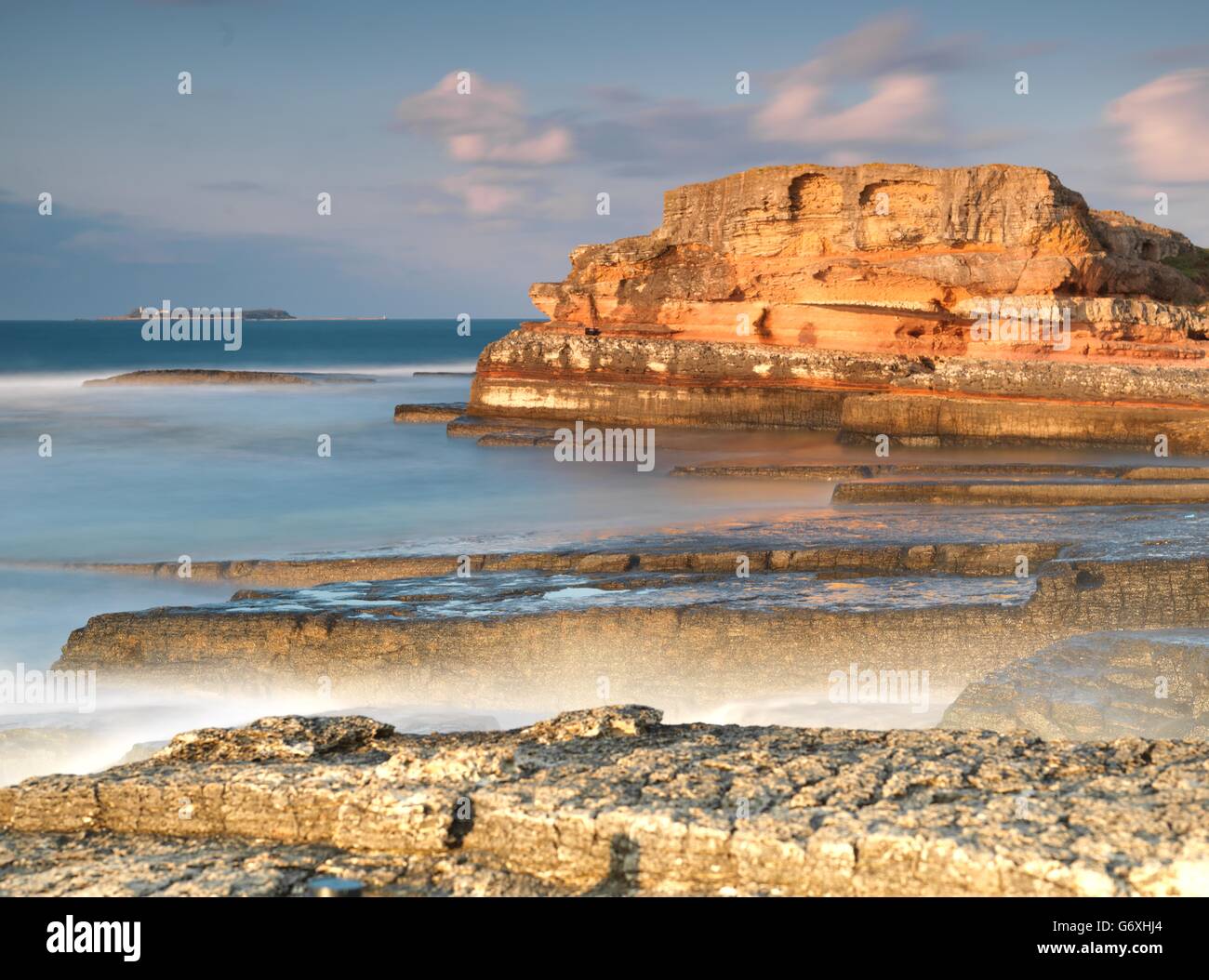 Long exposure shot on the beautiful landscape Stock Photo - Alamy