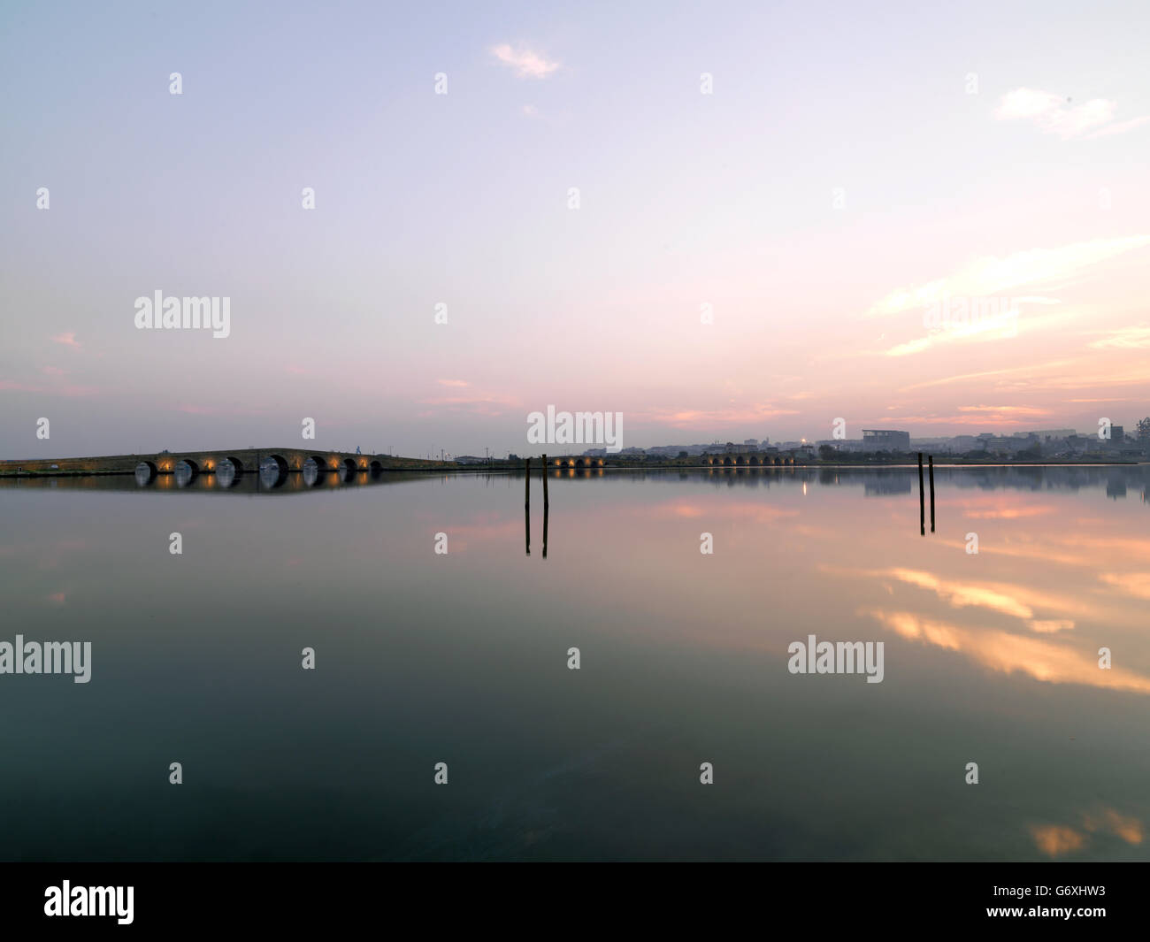 Long exposure shot on the beautiful landscape Stock Photo - Alamy