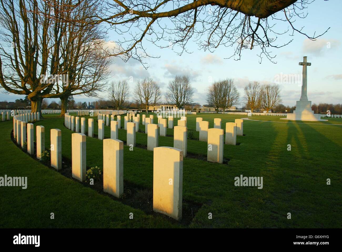The British war cemetery in Bayeux, Normandy, northern France. More ...