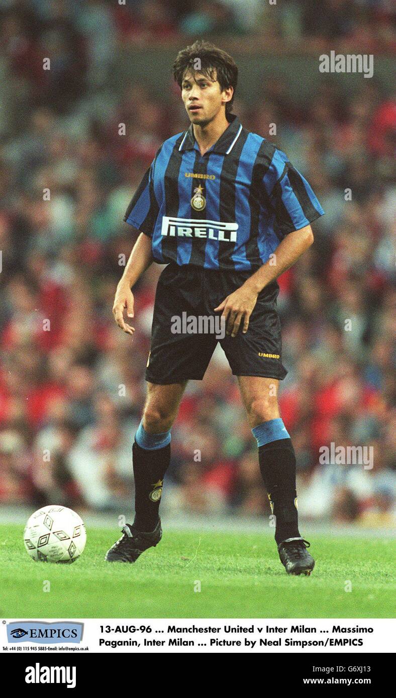 Soccer-Manchester United v Inter Milan. Massimo Paganin, Inter Milan ...