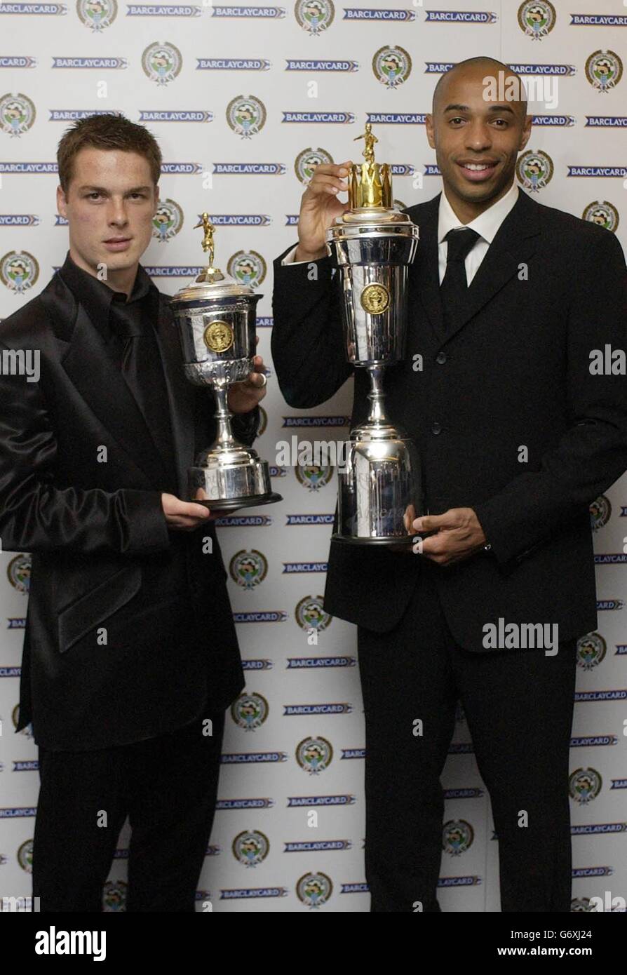 Sport football awards ceremony winners trophy scott parker thierry ...